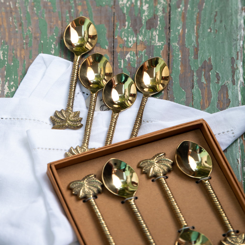 Palm Dessert Spoon Set